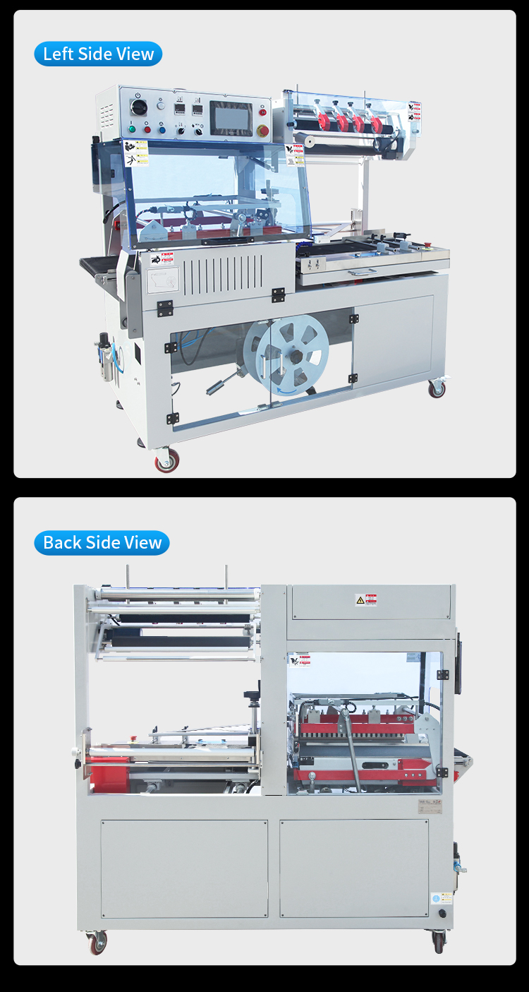 L Type Side Sealing Machine For Small Commodities With Touch Screen BSF ...